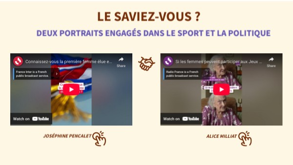 Capsule 3 portraits à découvrir | Genially