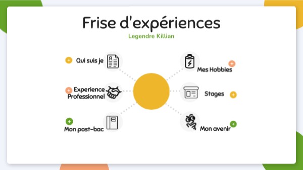 Frise d'expériences | Genially