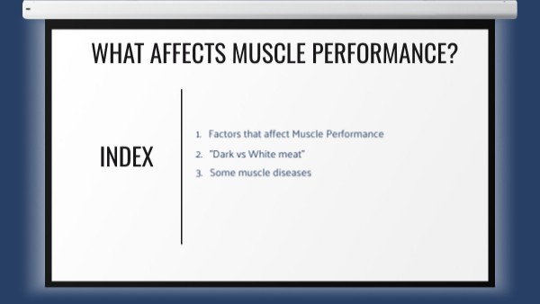 M05 muscle performance | Genially