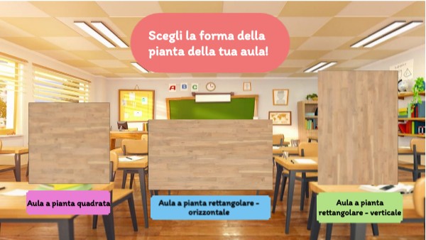 Scegli la forma della pianta della tua aula! | Genially