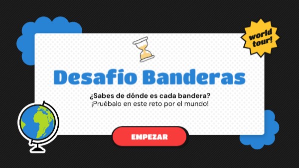Desafío banderas | Genially