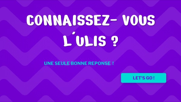cONNAISSEZ- vous l'ULIS ? | Genially