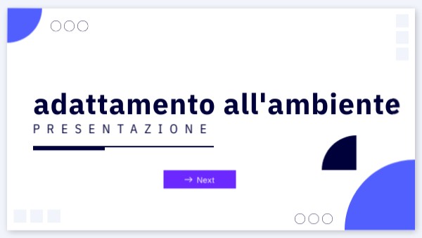 adattamento all'ambiente | Genially