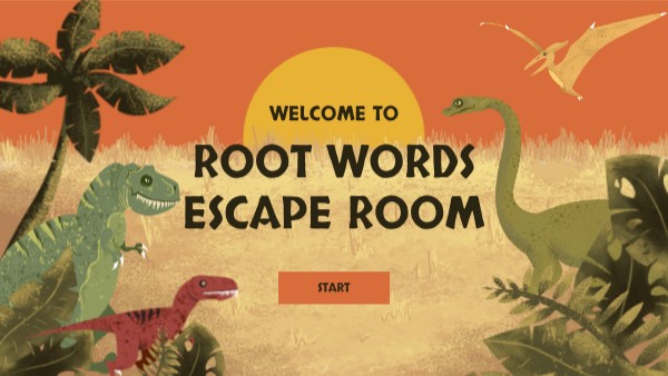 Root Words Escape Room | Genially