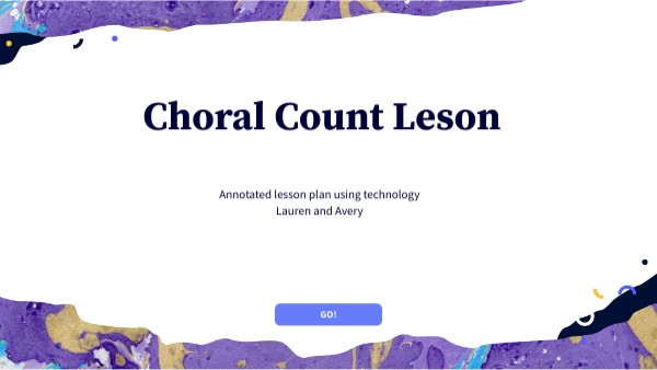 Choral Count Lesson | Genially