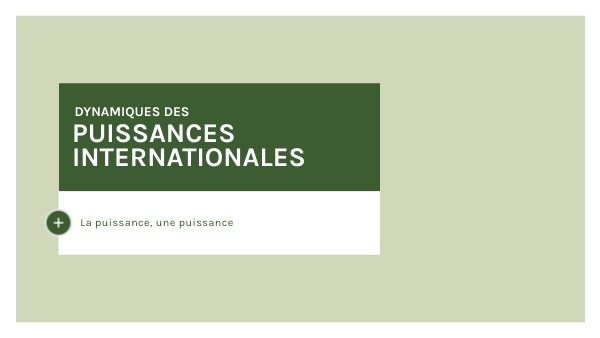 PSpé3 - Puissance | Genially