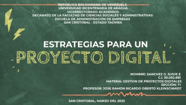 PROYECTO DIGITAL | Genially