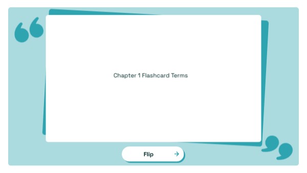 Chapter 1 Flashcards | Genially