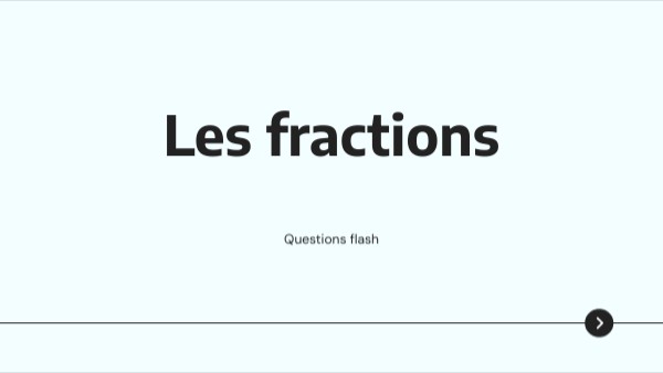 Les fractions | Genially