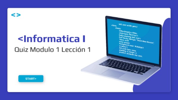 TOCE Modulo 1 Leccion 1 Quiz | Genially