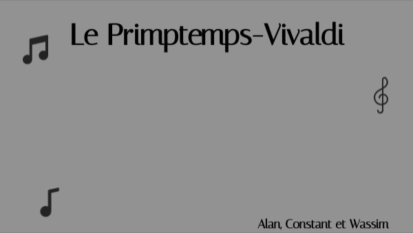 Le Primptemps-Vivaldi | Genially