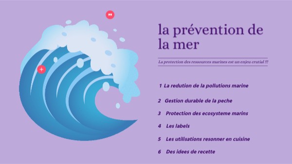 la prévention de la mer | Genially