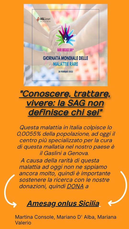"Conoscere, trattare, vivere: la SAG non definisce chi sei" | Genially