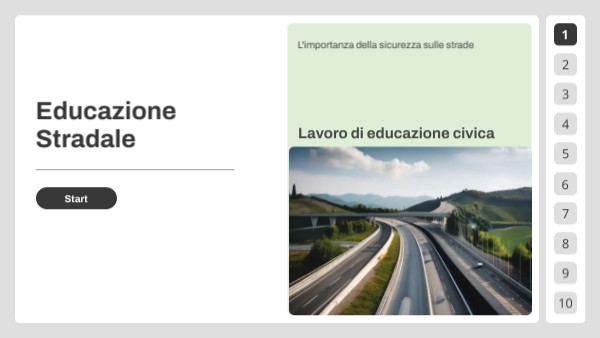 Presentazione di Ed.Civica: Educazione Strada | Genially
