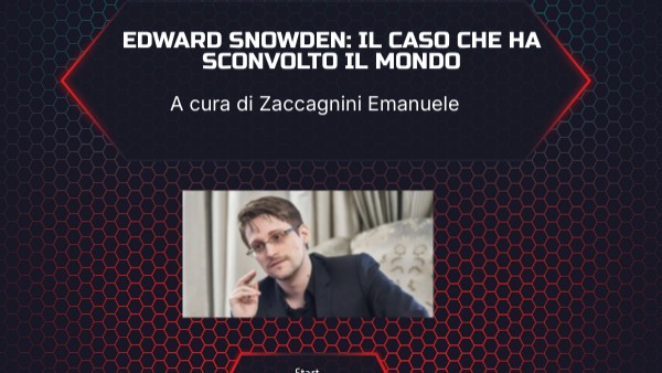 Edward Snowden: Il Caso che Ha Sconvolto il Mondo | Genially