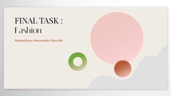 final task : anglais | Genially