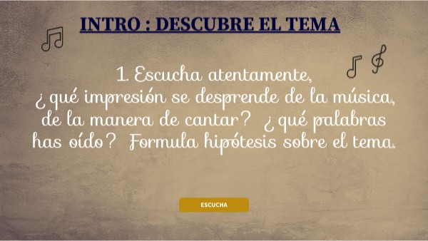 INTRO : DESCUBRE EL TEMA | Genially