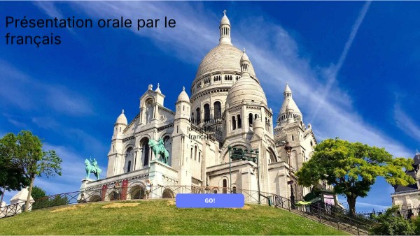 Présentation orale par le français | Genially