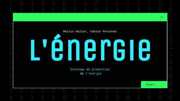 l'énergie | Genially