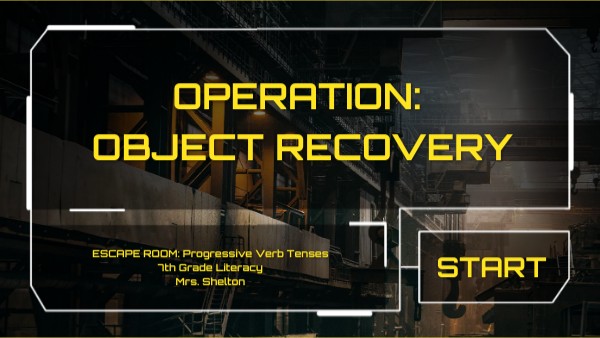 operation: object recovery | Genially