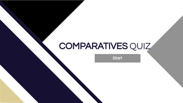 Comparatives QUIZ | Genially