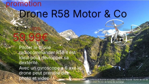 Drone R58 Motor & Co | Genially