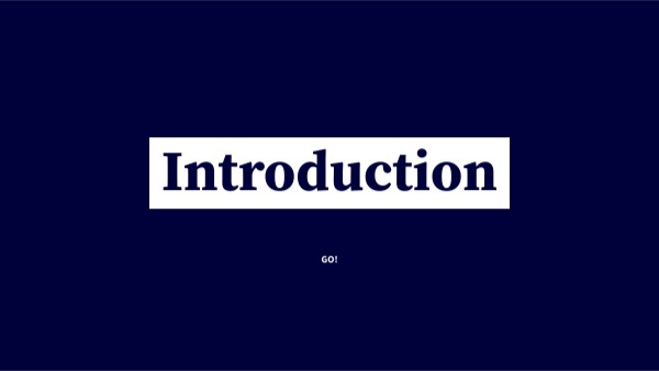 Introduction | Genially