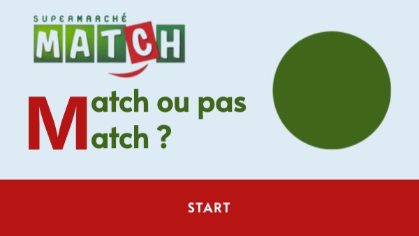 Match ou pas Match ? | Genially
