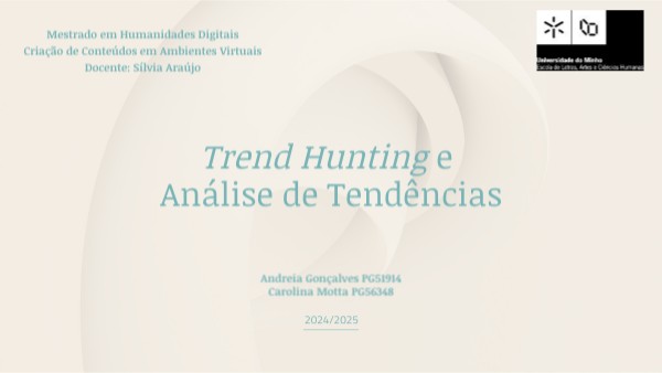 Trend Hunting e Análise de Tendências | Genially