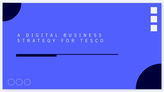 A digital Business Strategy For tesco | Genially