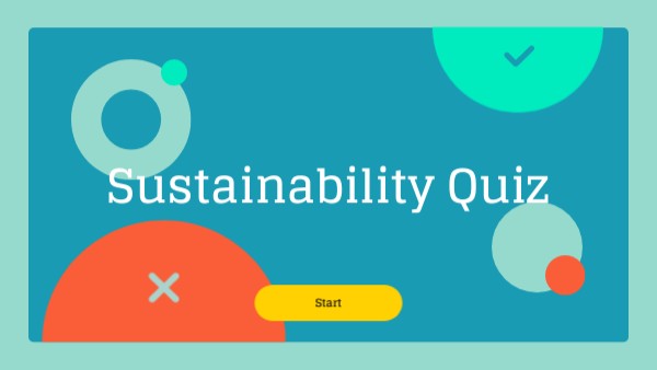 Sustainability Quiz | Genially
