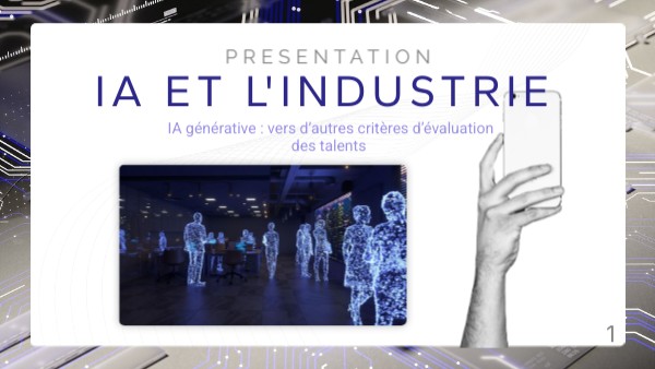 Ia et l'industrie | Genially