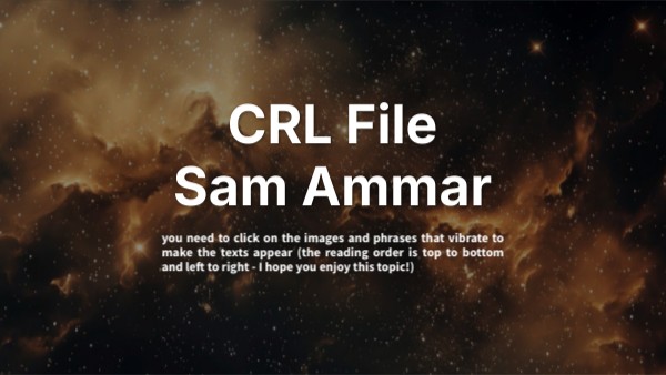 CRL File Sam Ammar | Genially