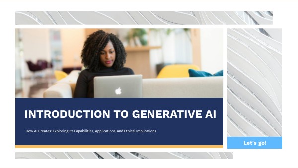 Introduction to Generative AI | Genially