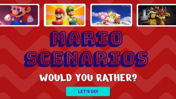 Genially_copy - Mario Day Would You Rather Game | Genially