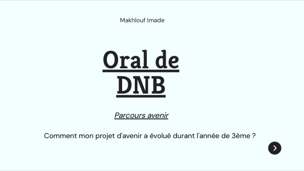 Oral de DNB | Genially