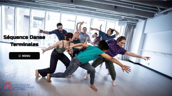 Séquence Danse Terminales | Genially
