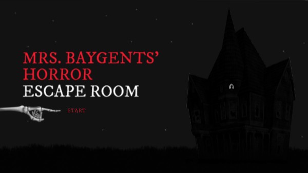 Mrs. Baygents' Horror Escape room | Genially