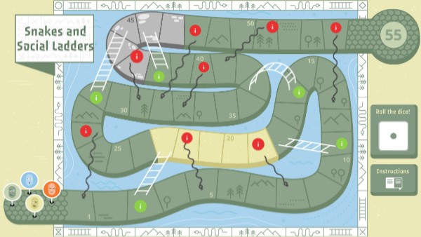 Snakes and Social Ladders | Genially