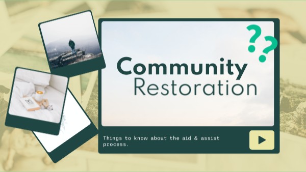 Community Restoration | Genially