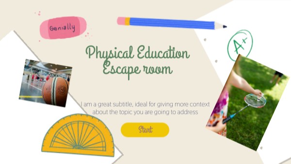 Physical Education Escape room | Genially