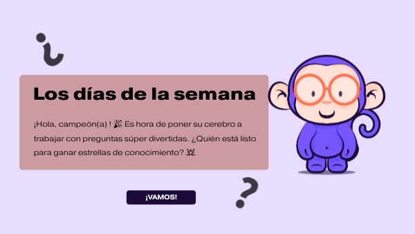 Los días de la semana | Genially