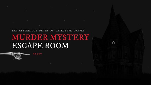 MURDER MYSTERY Escape room | Genially