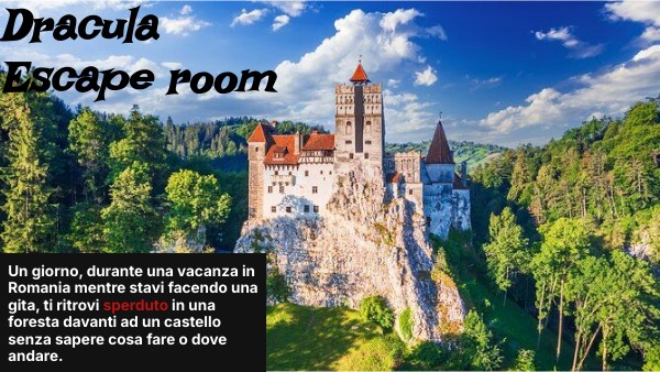 Dracula Escape room | Genially