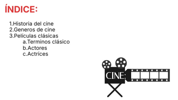 CINE | Genially