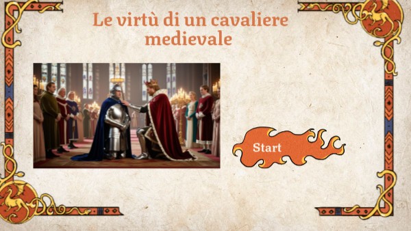 Le virtù di un cavaliere medievale | Genially