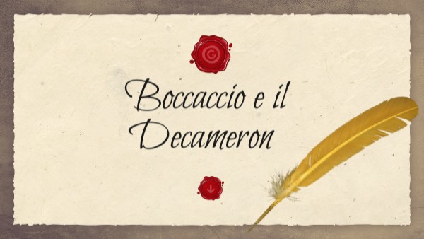 Boccaccio e il Decameron | Genially