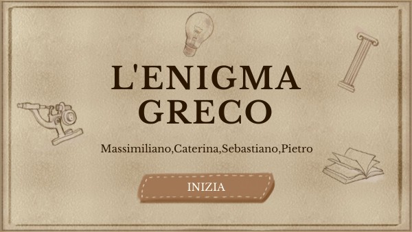 L'enigma greco | Genially