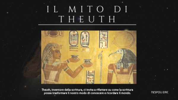IL MITO DI THEUTH | Genially