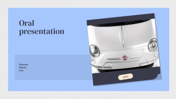 Oral presentation | Genially